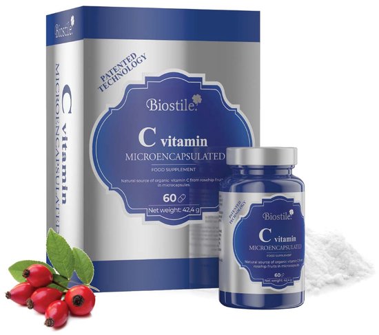 Biostile – C Vitamine Micro – Ingekapseld – Vitamine c uit rozenbottels ...
