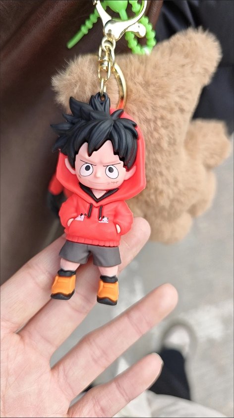 One Piece sleutelhanger pvc luffy pop sleutelhanger souvenir cadeau ...