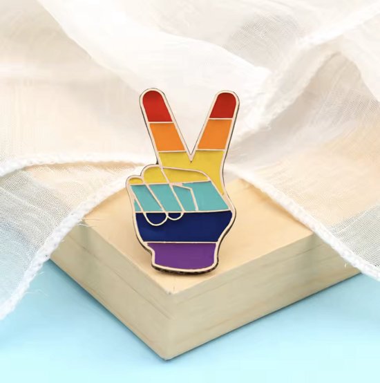 CHPN - Rainbow Pin - LGBTQ Broche - Pride Pinnetje - 1 Pin - Rainbow ...