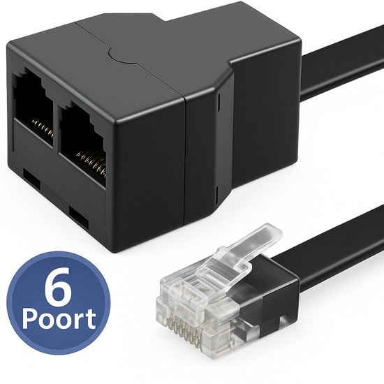 Twenty4seven Passieve P1 Splitter - 6 Poort - Voor HomeWizard & P1 ...