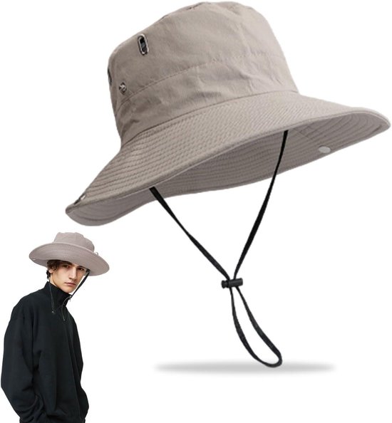 Sun Hat Men Women UV Protection Foldable Boonie Hat Safari Hat Summer ...