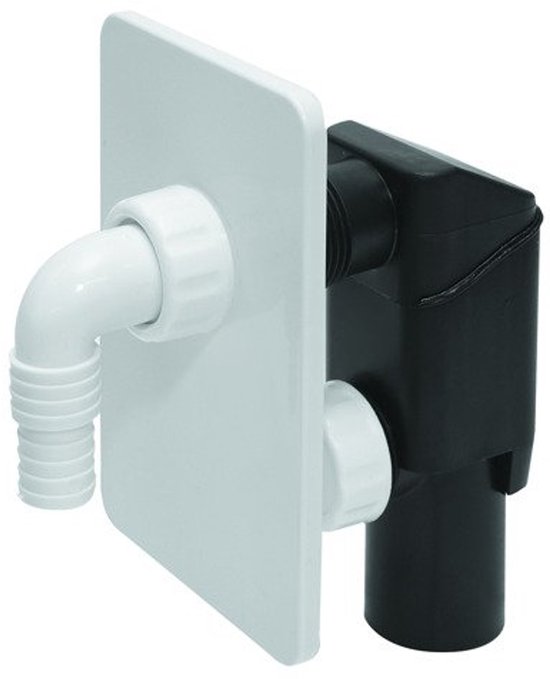 Wasmachine sifon, verborgen wit | bol