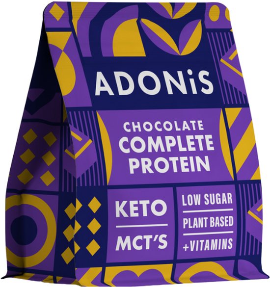 Adonis | Complete Protein Keto Shake | Chocolate | 1 x 350 gram | bol