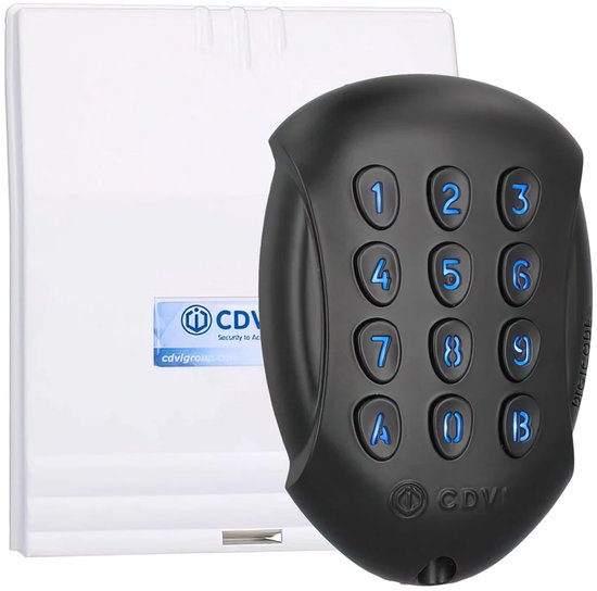 CDVI DIGICODE GALEO - BLUETOOTH - ZWART - Codeklavier | bol
