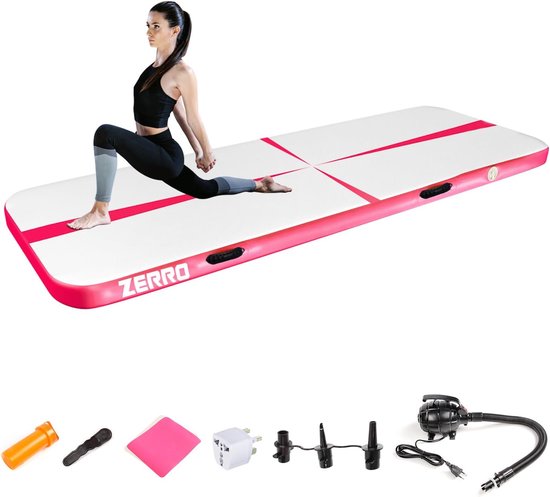 CCLIFE yogamat - Turnmat - Tumbling gym mat - Airtrack Gym Mat Roll Air ...