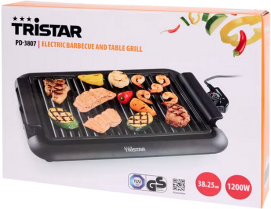 Tristar elektrische barbecue en tafelgrill | bol