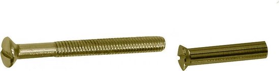Gebrema Patentrozet bout messing met huls M4 x 55mm | bol