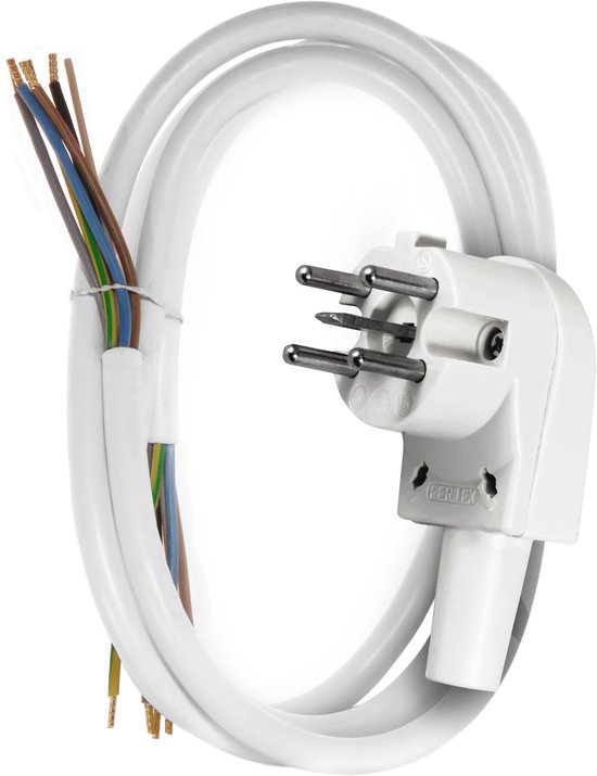 Dparts Perilex kabel met stekker - 2,5 meter - 5x2.50mm - Kookplaat ...