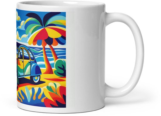 De2pktjes - Mok Citroën 2CV x Matisse – Koffie met een Kleurrijke ...