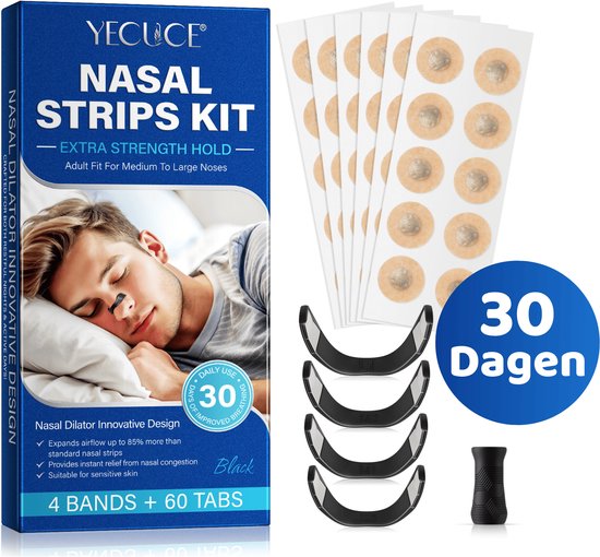 Magnetische Neusstrip 30 Paar - Anti Snurk Neusspreiders ...