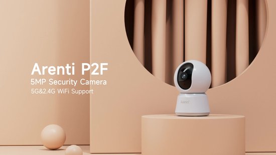 Arenti P2F Wifi Beveiligingscamera Voor Binnen - Huisdiercamera ...