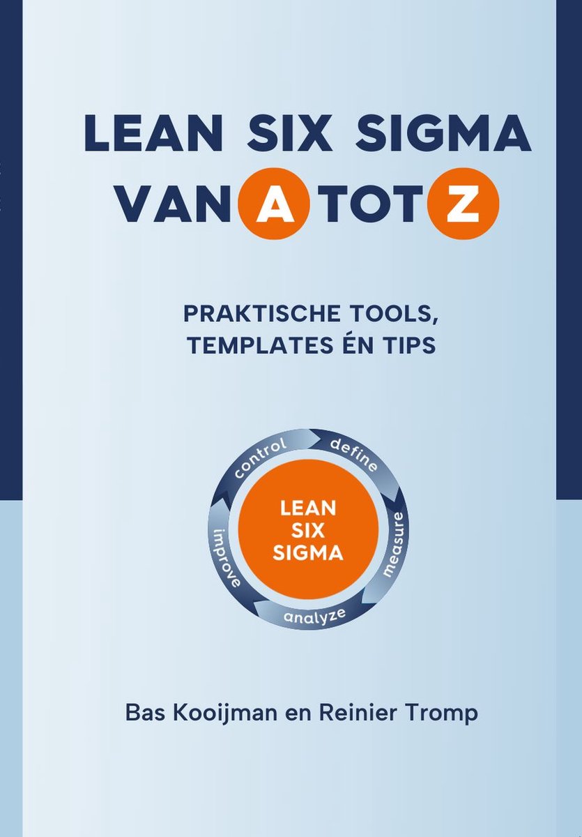 Boeken zoals 'Lean Six Sigma van A tot Z' van Bas Kooijman, Zoekeenboek.nl