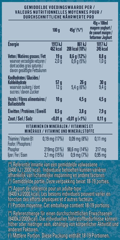 Quaker Cruesli 4 Noten – Ontbijtgranen – 850 gram | bol