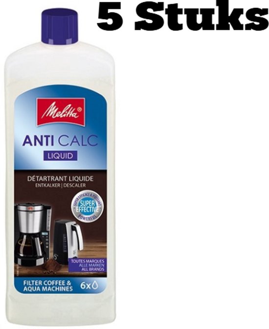 Melitta Ontkalker 250ml - 5 Stuks | bol