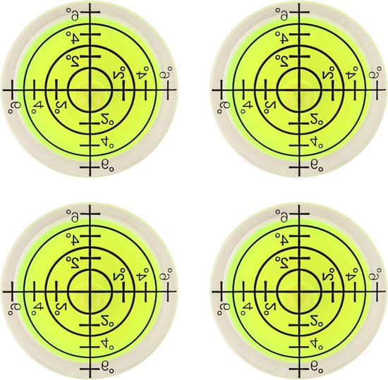 4 stuks waterpas 32 mm diameter klein libelle waterpas mini libel ...