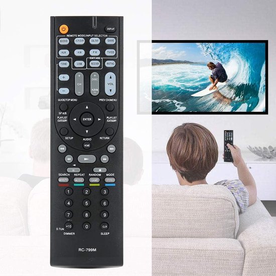 Vervangende afstandsbediening RC-799M voor Onkyo tv | bol