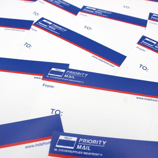 Priority Mail Stickers – Mix Pack - 50 stuks | bol