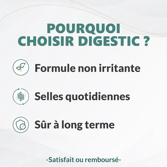 Digestic - Laxatif contre la constipation 100% naturel, 360 capsules ...