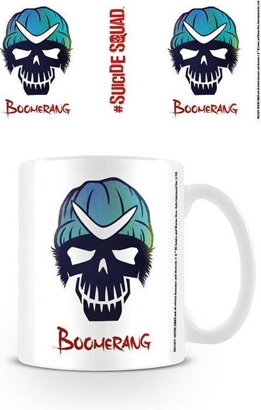 DC Comics Suicide Squad Boomerang Skull - Mok | bol.com