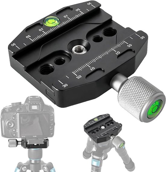 Trankielo - Quick Insert klem 50mm voor Arca Swiss statiefkop - Statief ...