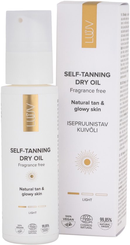 LUUV -Natural Self Tanning Dry Oil Light COSMOS, 100ml | bol