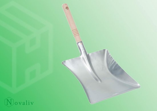 10x Stoffer en blik Metaal Gegalvaniseerd Houten Handvat Schep ...