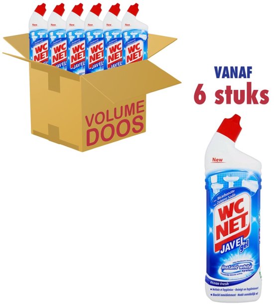 WC Net Javel Gel Ocean Fresh (6 x 750ml) | bol