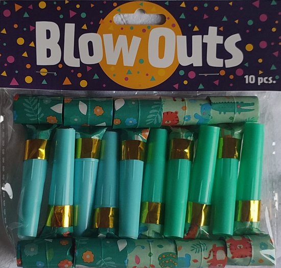 Roltongen 10 stuk - Blow Outs 10 pcs | bol
