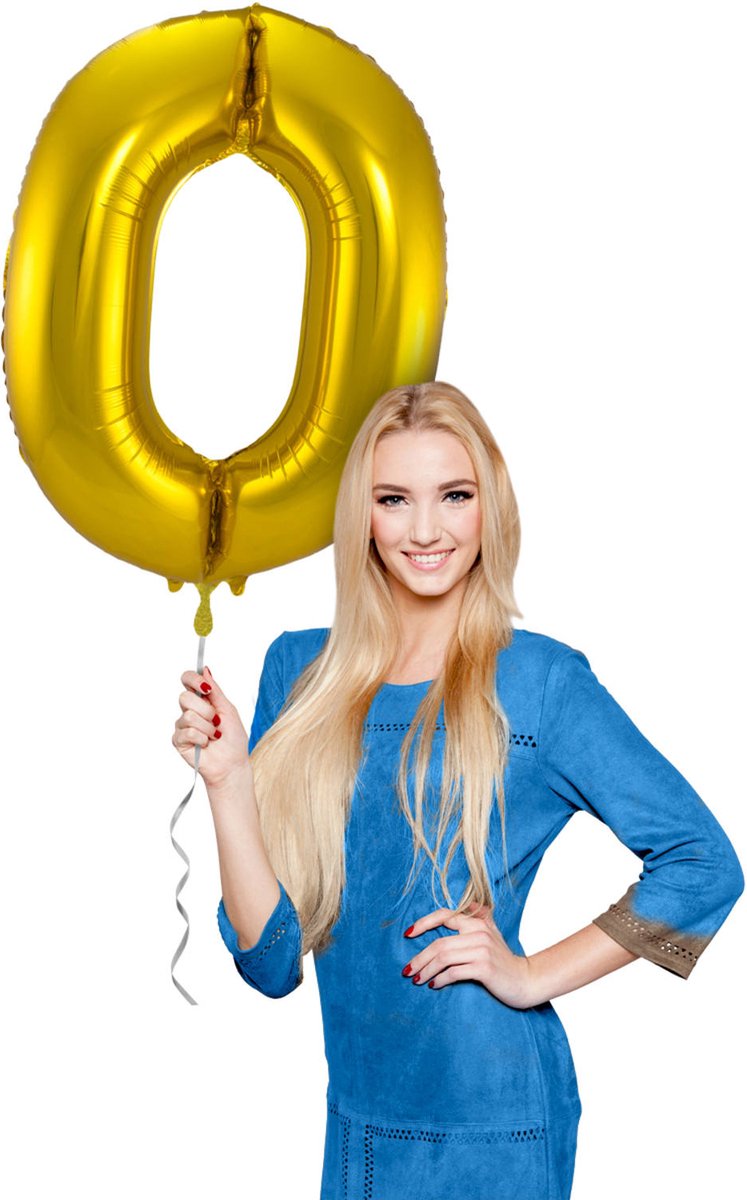 Folieballon Cijfer 20 Goud - 86 cm | bol.com