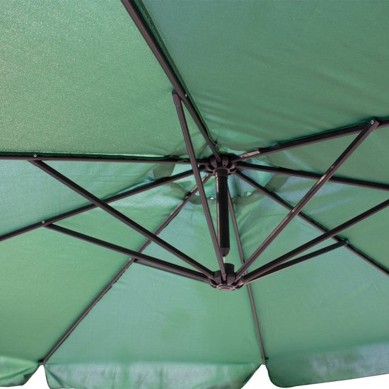 Grote Parasol Luuk - Polyester/Metaal - 3x3M | bol.com