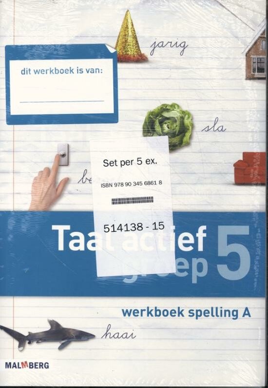 Taal actief (set 5 ex) groep 5 spelling Werkboek | 9789034568618 | G. Peeters | Boeken | bol