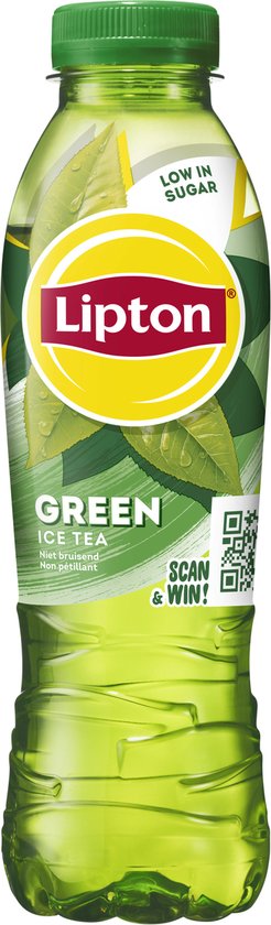 Lipton Ice Tea Green - 50 cl - 24 Flesjes - 4 x 6 - Voordeelverpakking | bol.com