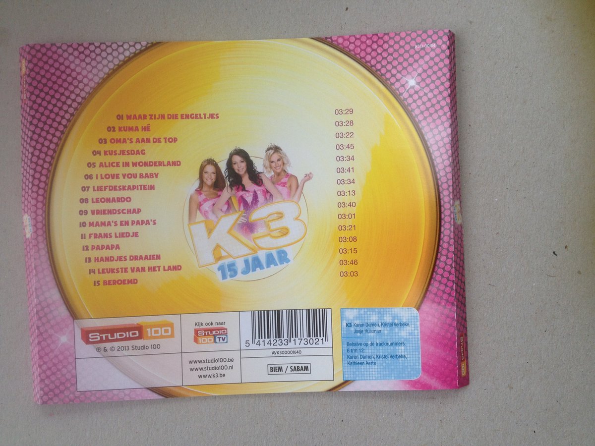 K3 15 Jaar - Cd 3, K3 | CD (album) | Muziek | bol