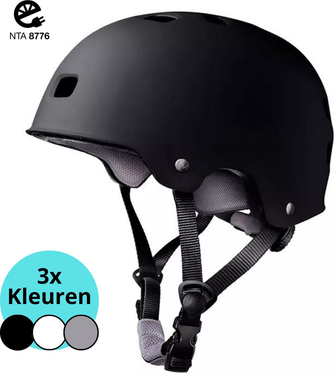 De Juiste Helm Snorscooter helm – NTA 8776 certificaat - geschikt als ...
