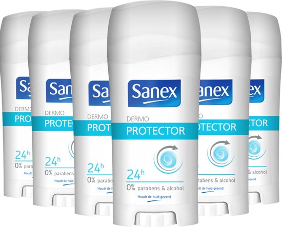 Sanex Dermo Protector Deodorant Stick - Zachte Effectieve Bescherming ...