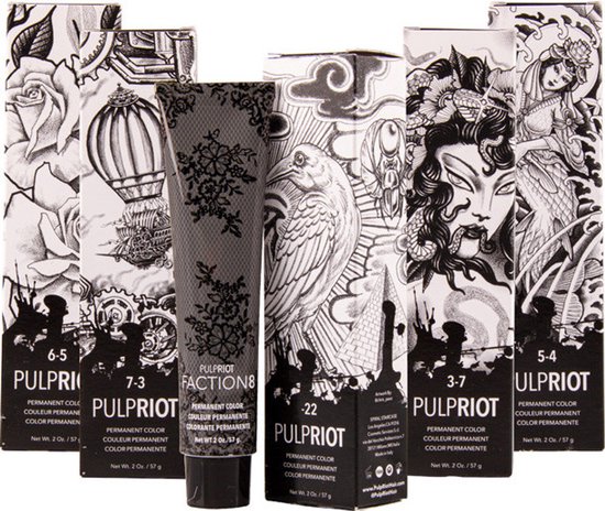 Pulp Riot Faction 8 Permanent Hair Color Copper 8-4 57g | bol