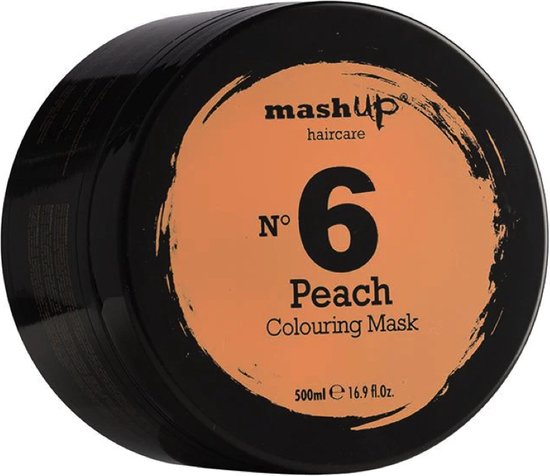 mashUp haircare N° 6 Peach Colouring Mask 500ml | bol