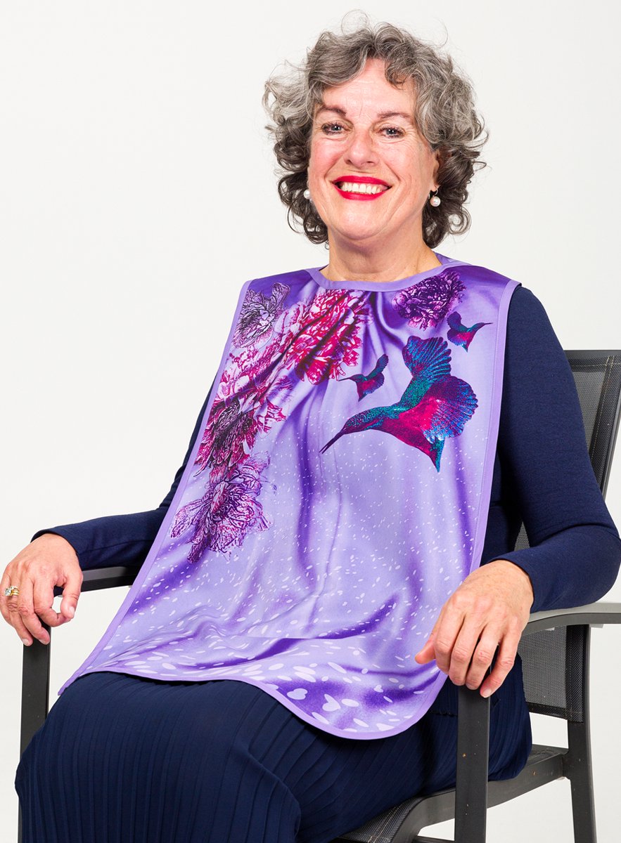 SAA BLUU, slab voor volwassenen, slab voor ouderen, grote slabber, senioren servet,... | bol