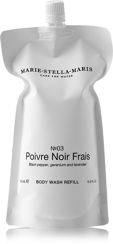 Marie-Stella-Maris - Body Wash Poivre Noir Frais - REFILL - 500 ml ...