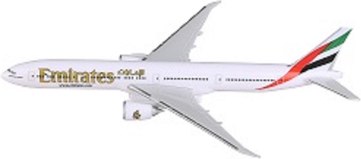 Magneet vliegtuig boeing 777-300ER Emirates schaal 1:500 lengte 14,78cm ...