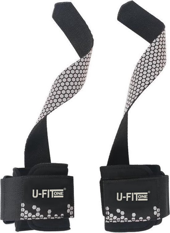 U Fit One Zilver Lifting Straps - Deadlift straps - Powerlifting ...