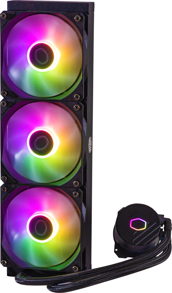 Refroidisseur d'eau Cooler Master MasterLiquid 360L Core ARGB - Zwart ...