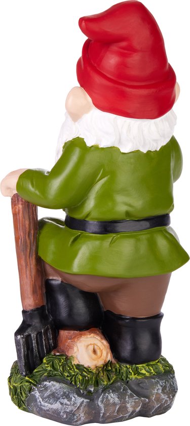 BRUBAKER Tuinkabouter met Middelvinger - Ondeugende Kabouter met Spade ...