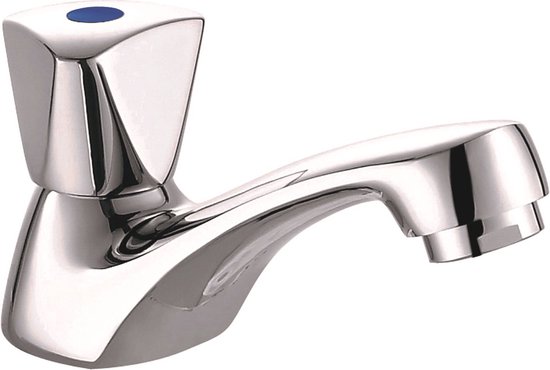 Flow Classic Fonteinkraan - Chroom - Toilet / Koudwater kraan | bol.com