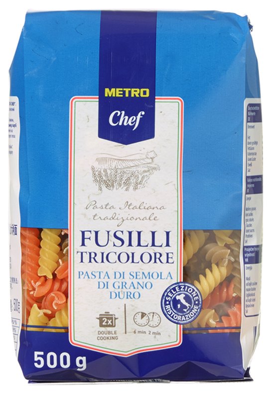 METRO Chef Fusilli tricolore 10 x 500 gram | bol