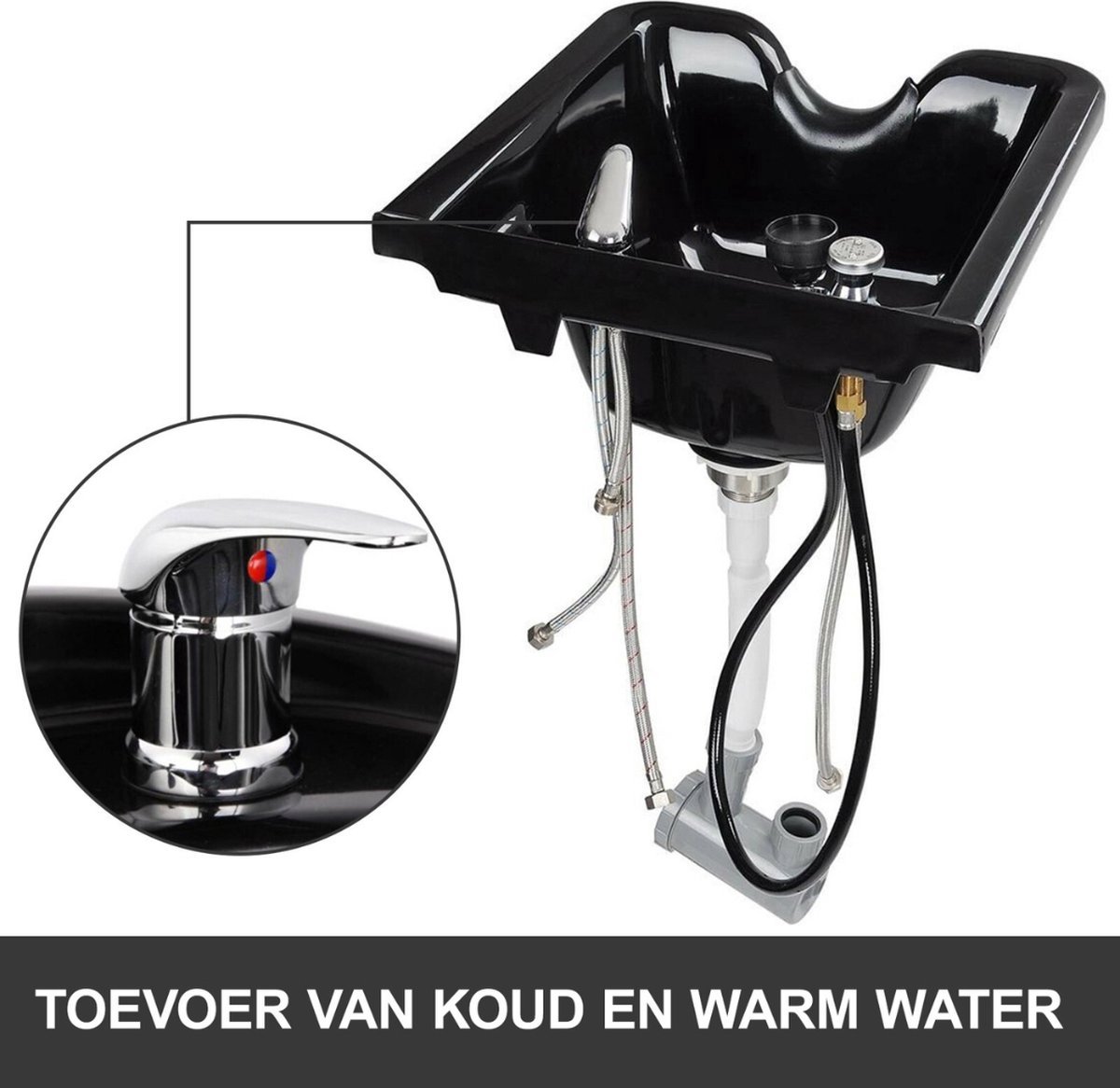 Bolture Mobiele Wasbak - Haarwasbak - Salon Wastafel Kapper ...