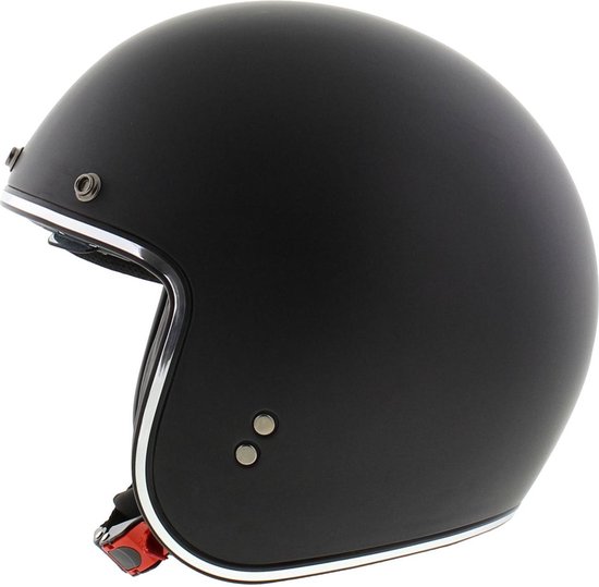 Vito Jet helm Le Mans Special mat zwart L - Brommerhelm Motorhelm | bol.com