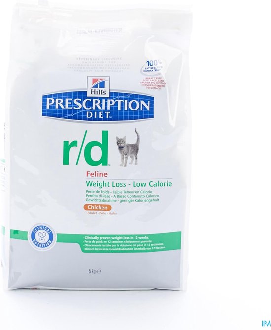 Hill's Prescription Diet Feline R/D Weight Reduction - Kip - Kattenvoer ...
