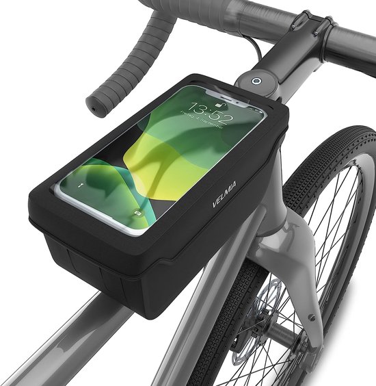 Innovatieve fietstas met magnetische sluiting, werkt als een frame tas ...