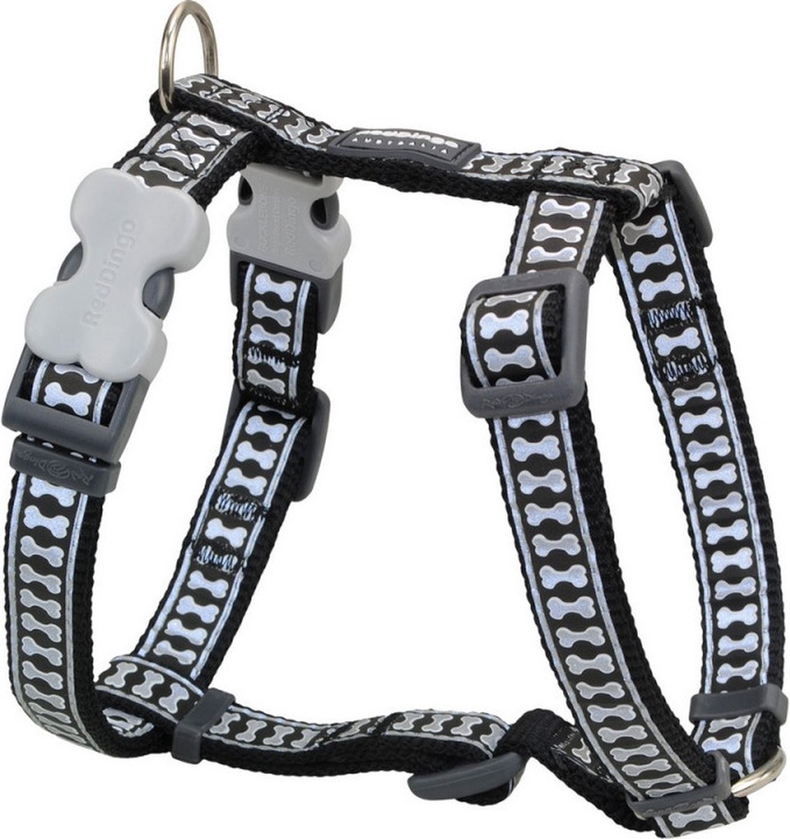 Hondentuigje Red Dingo Bot Reflecterend 25-39 cm Zwart | bol